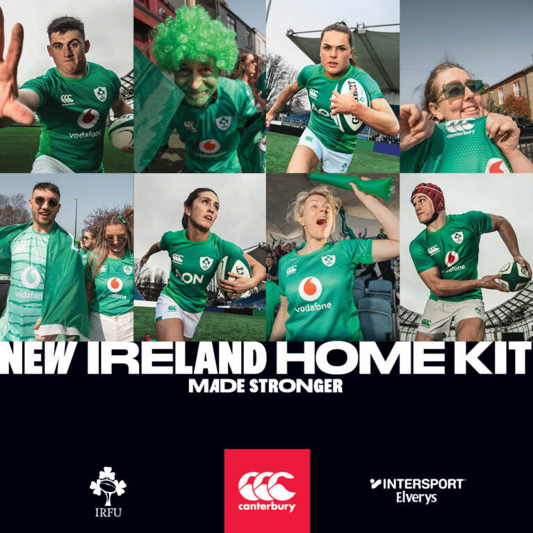 Irish Rugby | Canterbury Unveils New ‘Made Stronger’ Ireland Rugby Home ...