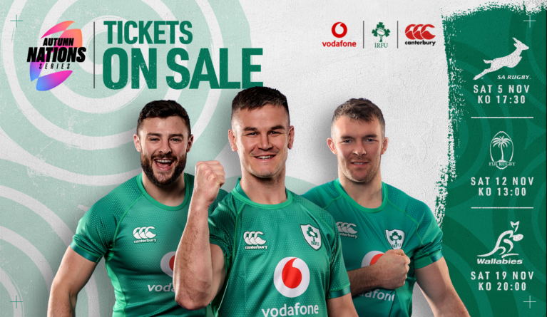 Irish Rugby | Ireland Tickets On General Sale On Thursday For Autumn ...