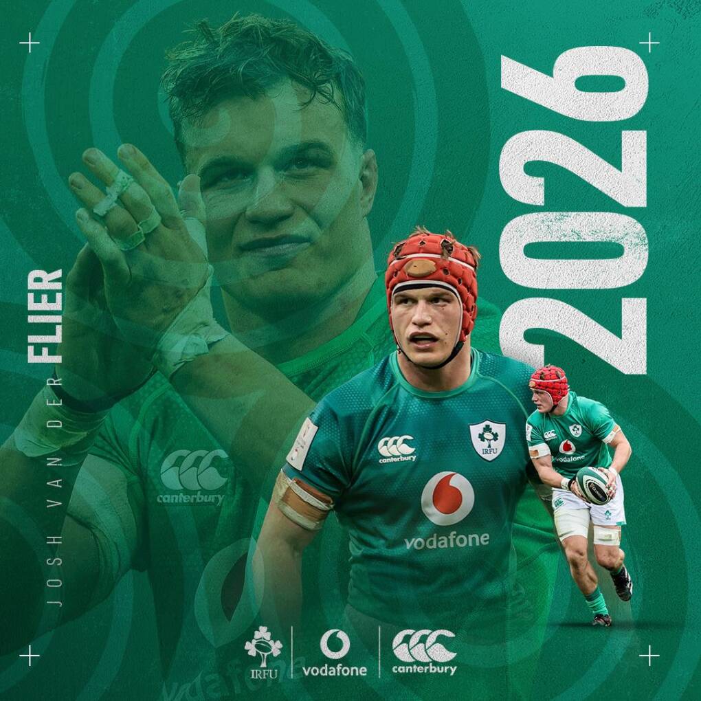 Irish Rugby | Josh Van Der Flier Signs IRFU Extension To 2026