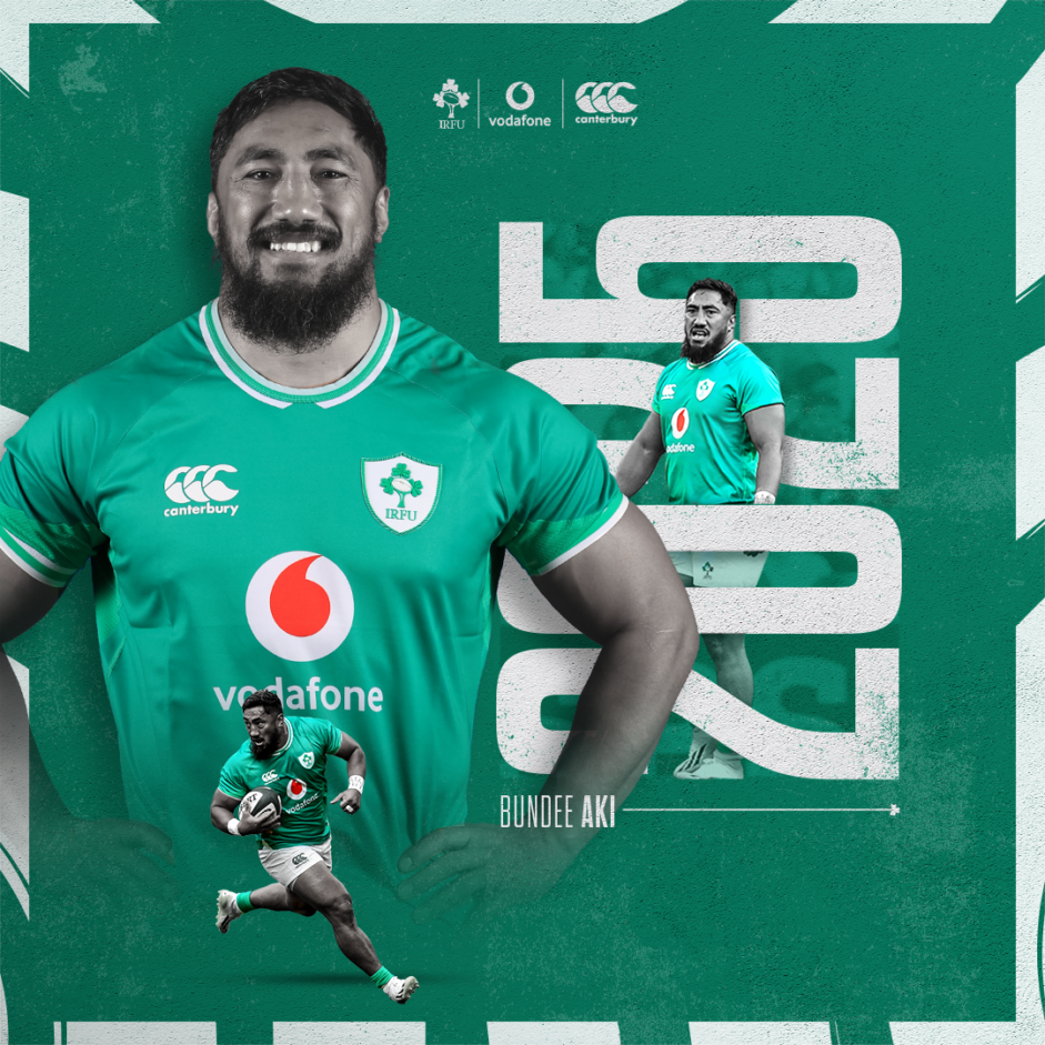 Irish Rugby | Aki Signs Contract Extension To 2025