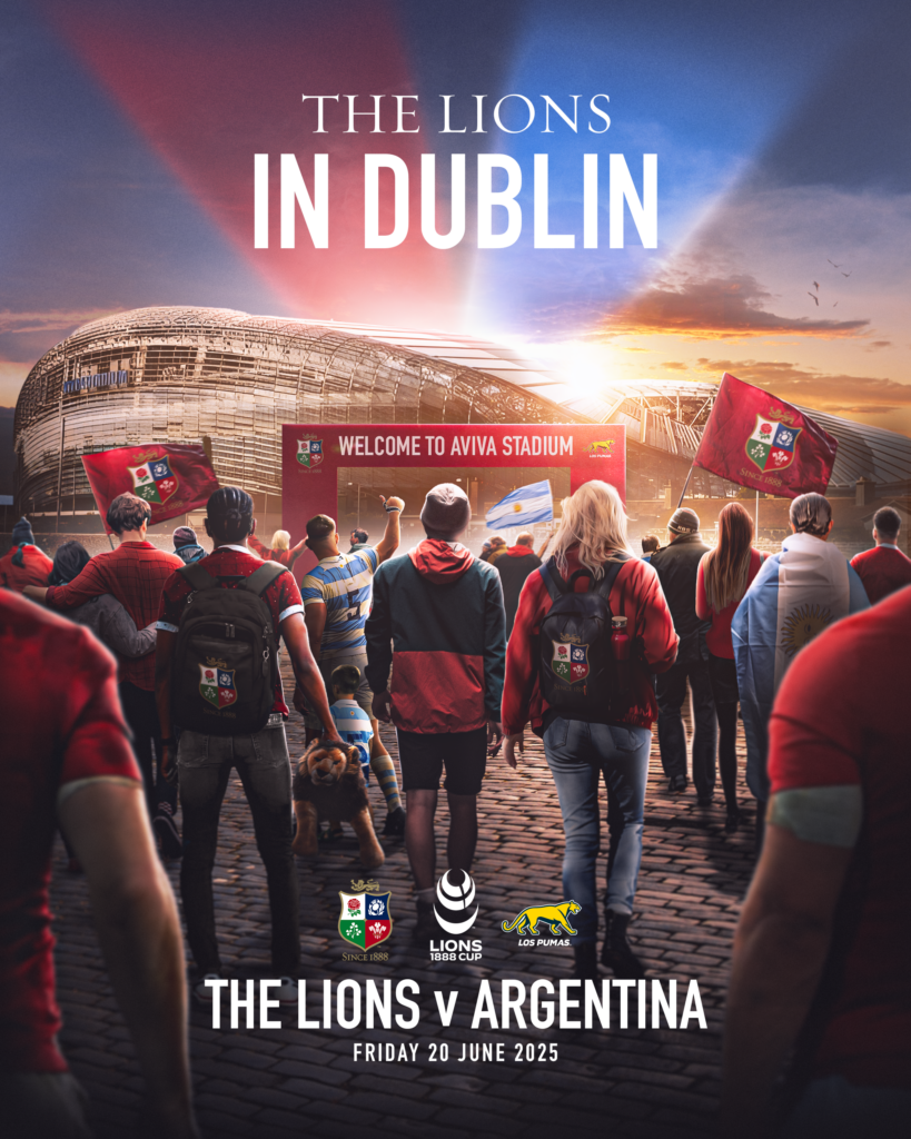 Irish Rugby | British & Irish Lions To Play Argentina In Dublin Ahead ...
