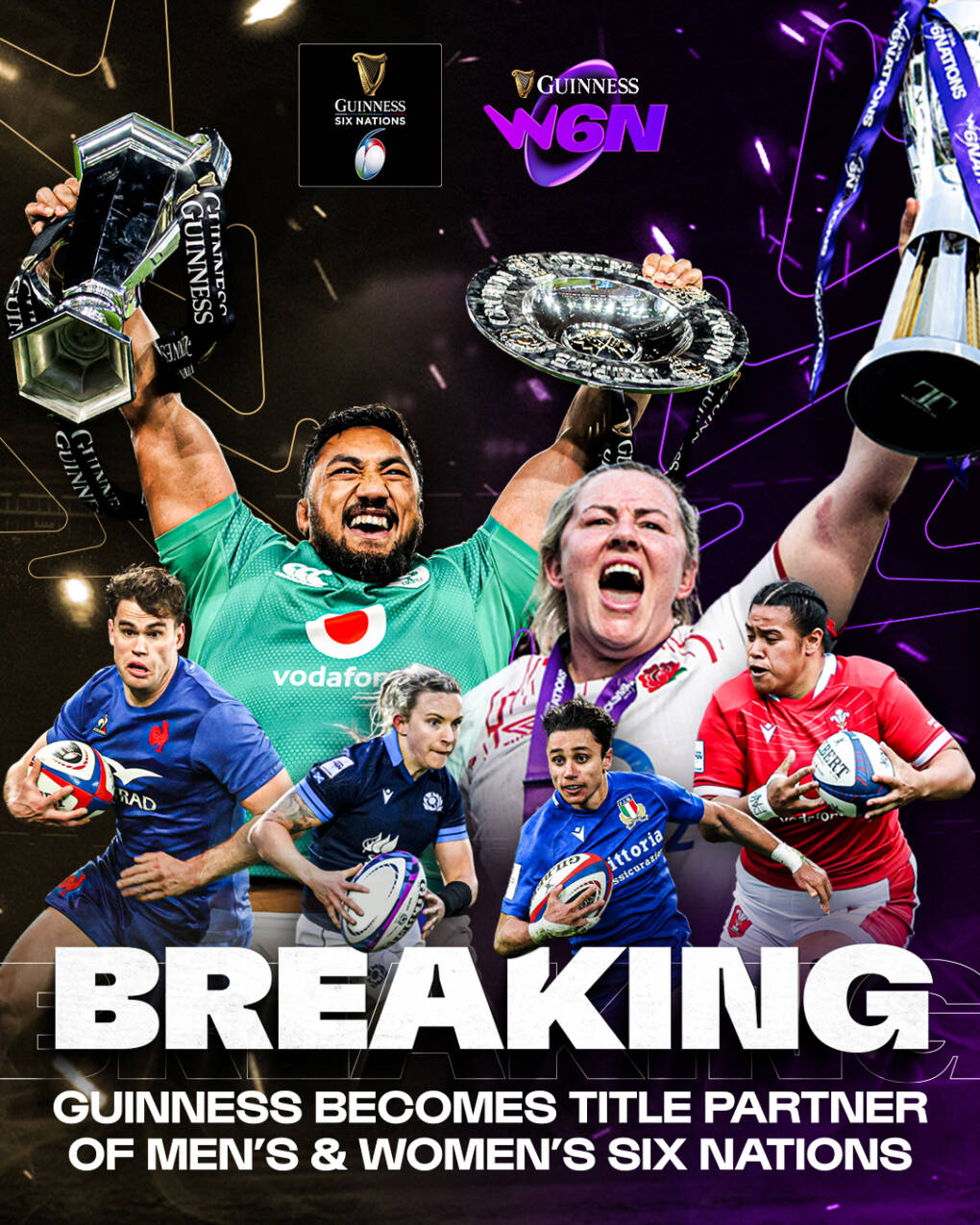 Irish Rugby | Guinness Becomes Title Partner Of Men’s And Women’s Six Nations