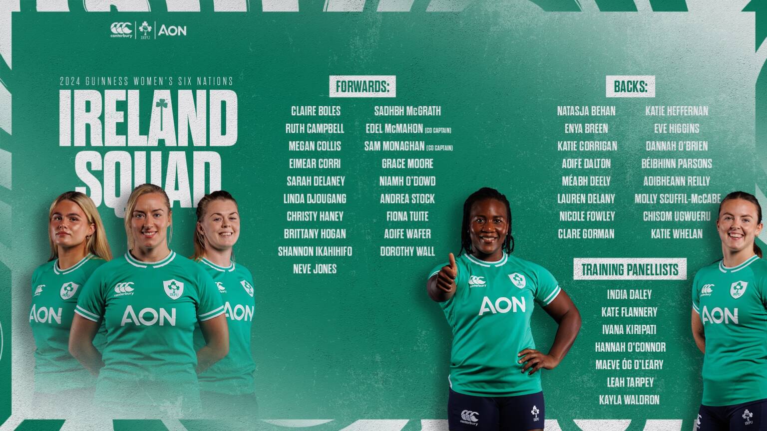 Irish Rugby | Ireland Squad Announced For Guinness Women’s Six Nations
