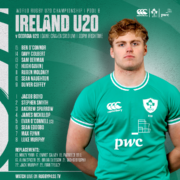 Irish Rugby | Seven Changes Made To Ireland U-20 Men’s Team For Georgia ...