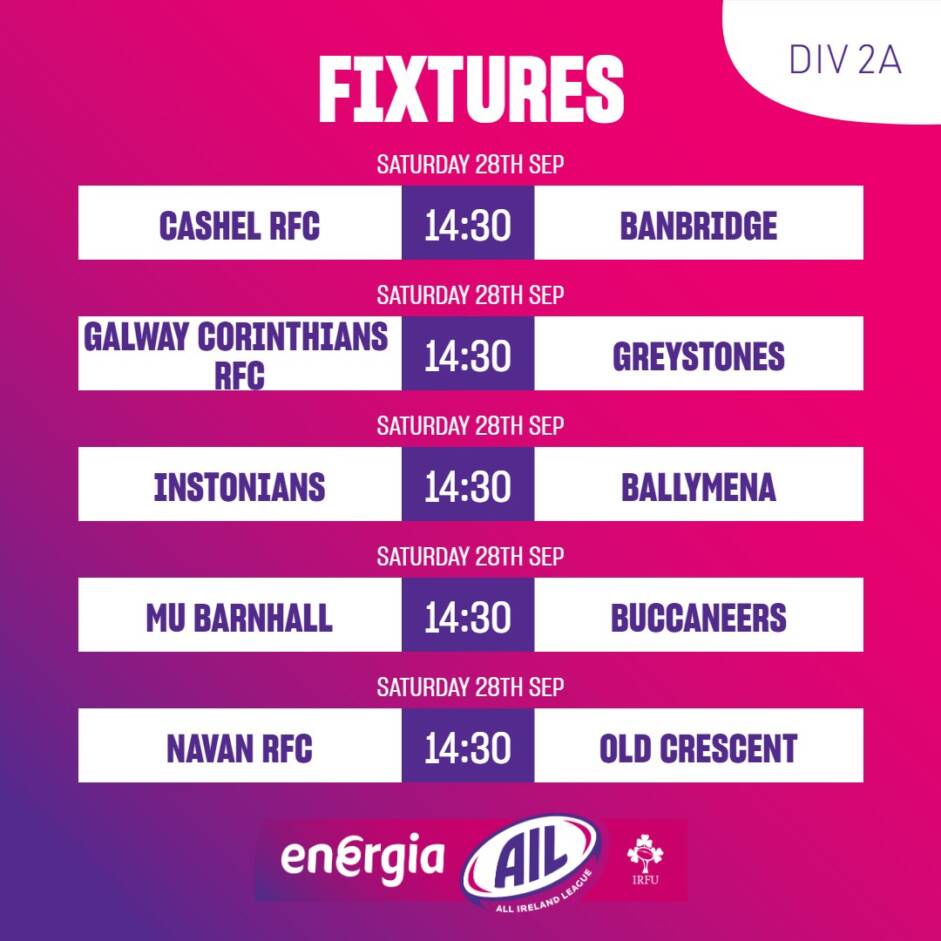 Irish Rugby | #EnergiaAIL Men’s Divisions 2A, 2B & 2C: Round 2 Previews