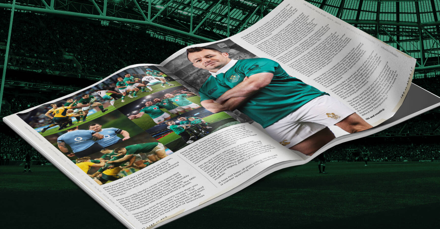 Irish Rugby | Ireland v Australia Match Programme Celebrates Historic ...