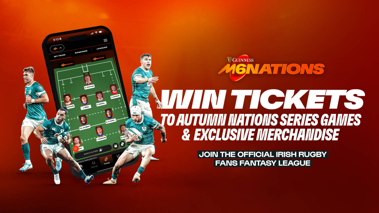 Irish Rugby | Sign Up For Fantasy Rugby And Join The Ireland Fans ...