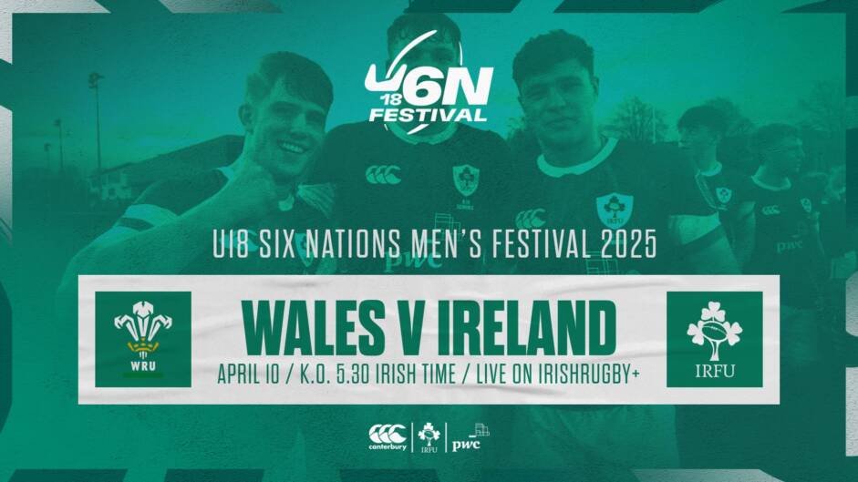 Irish Rugby | Ireland Squad Named For Six Nations U18 Men’s Festival