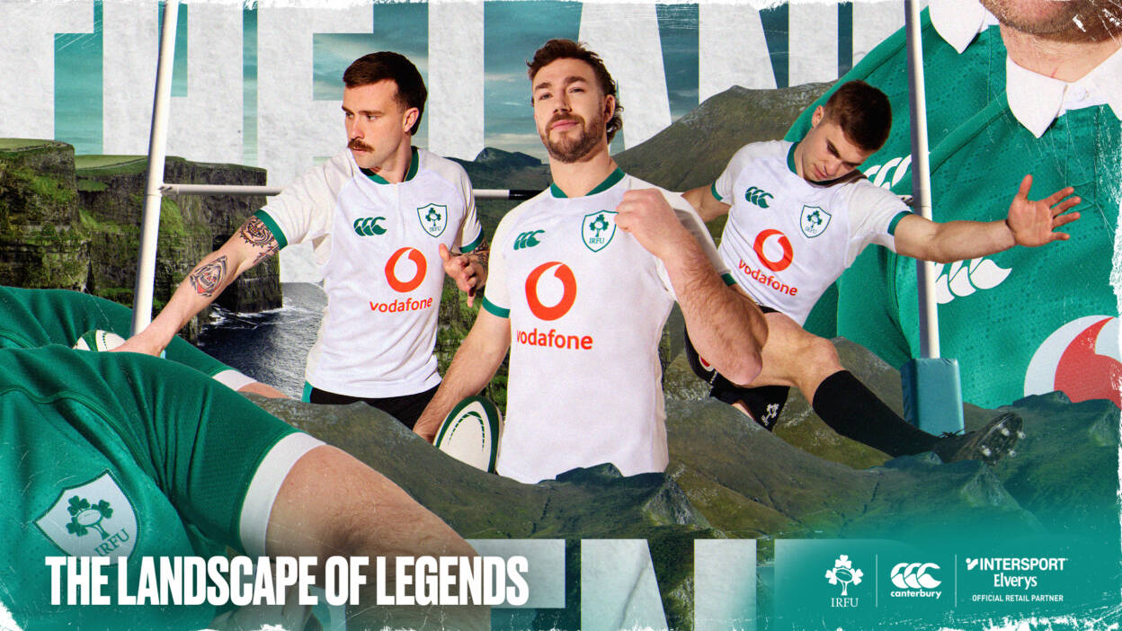 Irish Rugby | Landscape Of Legends: Canterbury Launch New Ireland Jersey